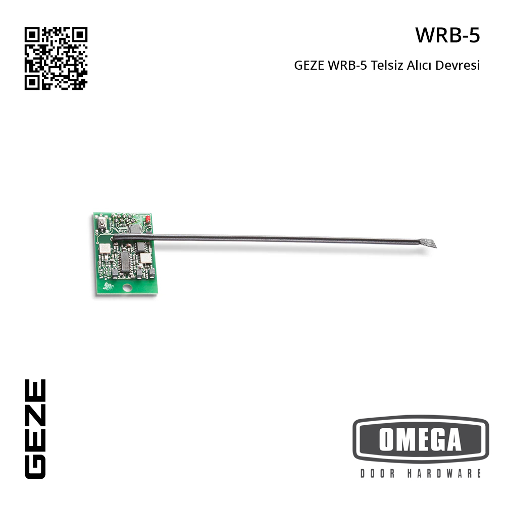 GEZE WRB-5 Telsiz Alıcı Devresi - Dijital Kapı Kilidi